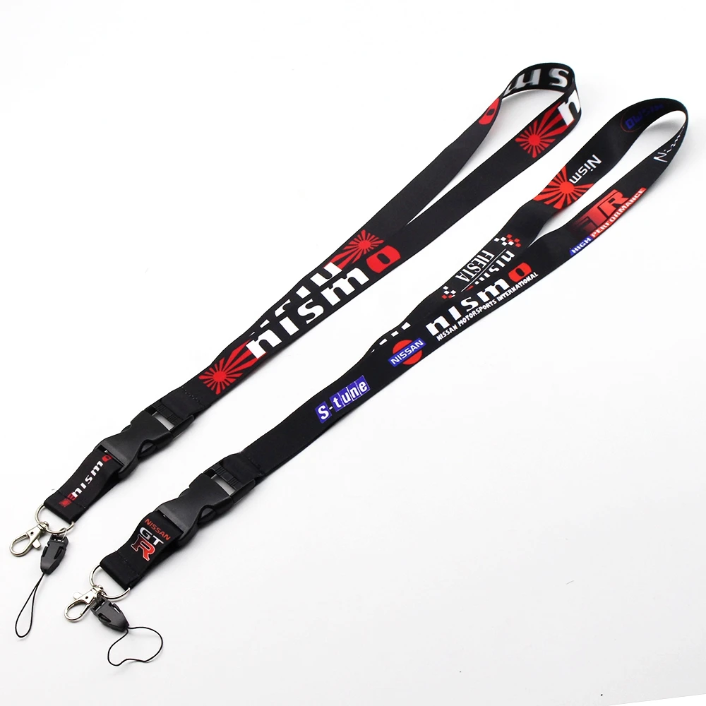 JDM Racing lanyards Mobile Phone ID Card Hanging Strap Lanyard