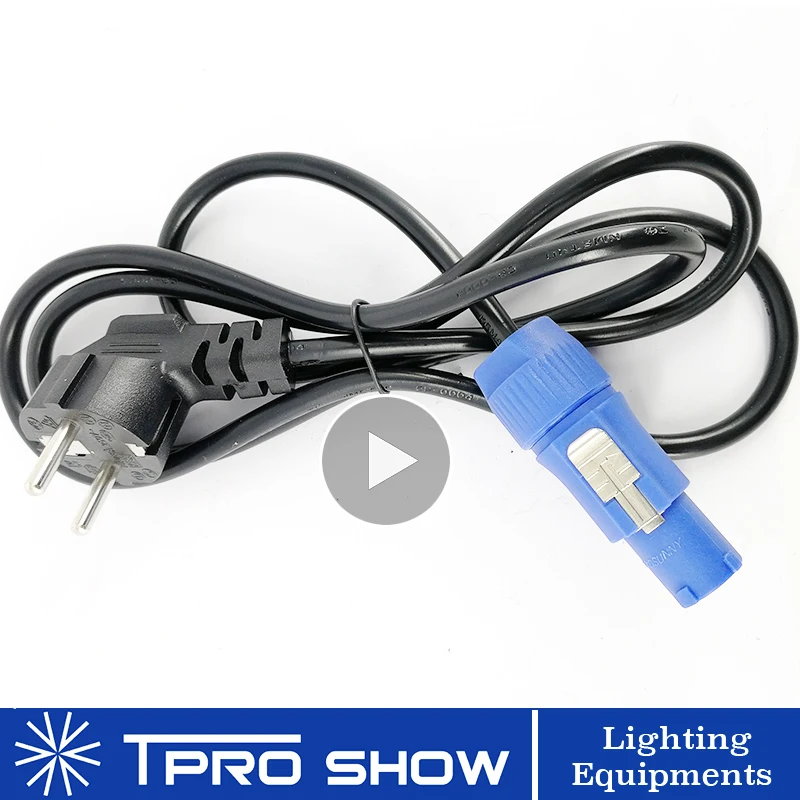 Moving Head Power Cable Plug To Powercon Cable Connector US EU UK AU ...