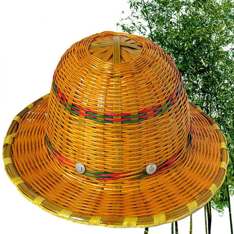 Bamboo-Hat-Safety-Helmet-Summer-Breathable-Safety-Helmets-With-Steel ...