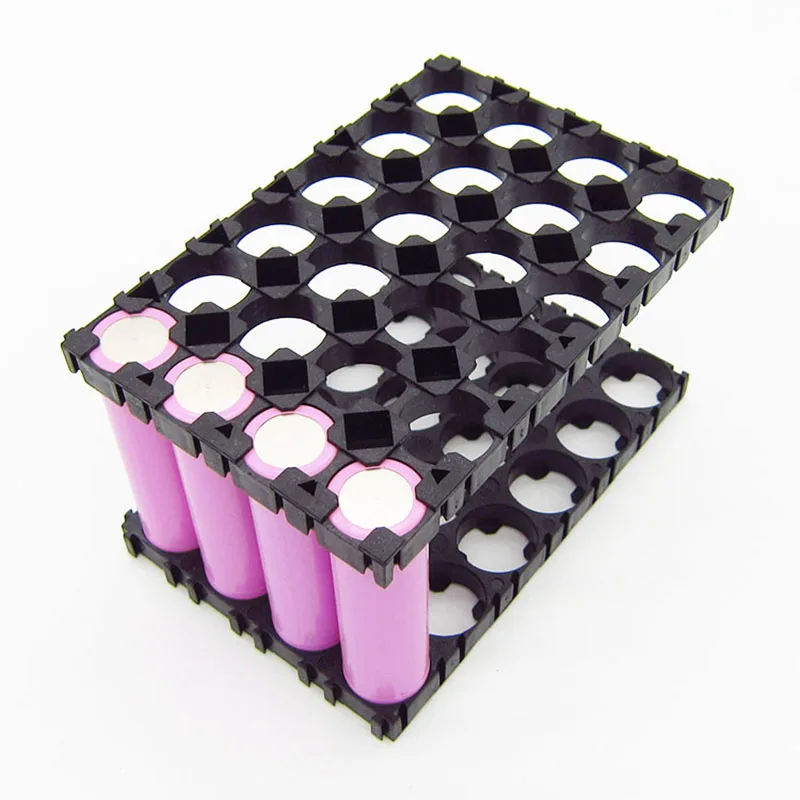 4*6 18650 Lithium Battery Combination Holder Buckle Battery Pack Holder ...