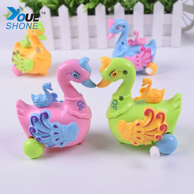 Baby Lovely Animal Play Cartoon Swan Small Animal Toy For Children Baby ...