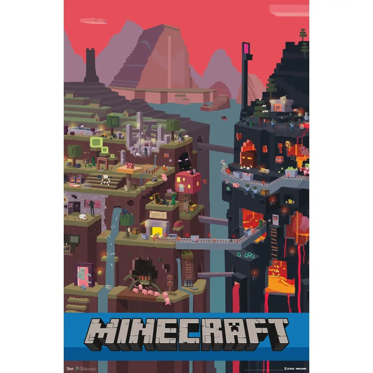Lego minecraft poster - koolhut