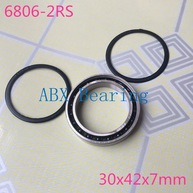 6806-2rs 6806zz 6806 S6806 S6806zz Si3n4 Hybrid Ceramic Ball Bearing ...