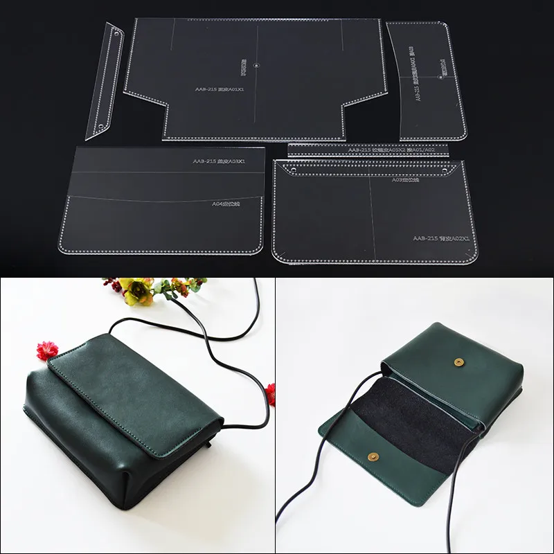 Bag Acrylic Diy Template Pattern | Acrylic Leather Patterns Bag - 1set ...