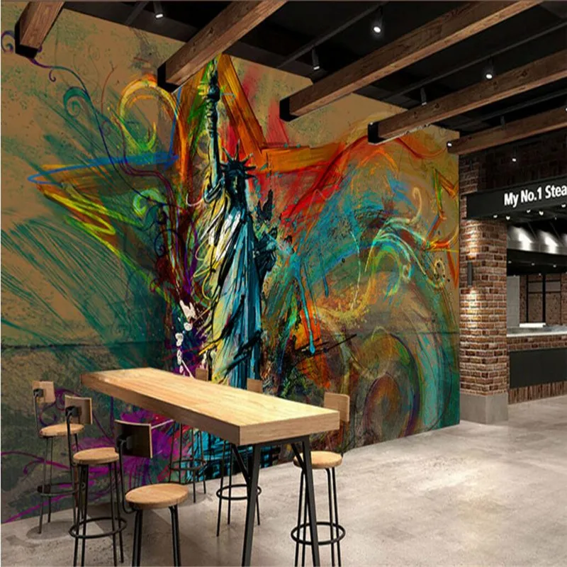 Statue Of Liberty Mural Wallpaper