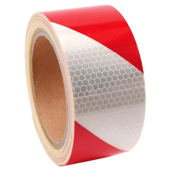 10m X 5cm Safety Warning Tape Reflective Tape Self Adhesive Tape ...