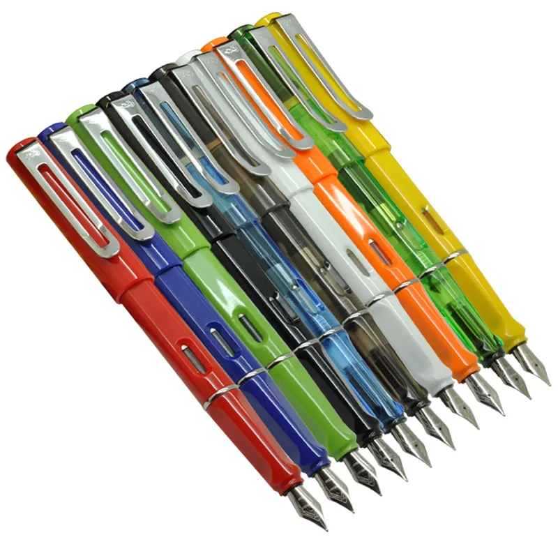 100pcs/lot Wholesale Jinhao 599A Candy Colors Plastic Fountain Pen 0 ...