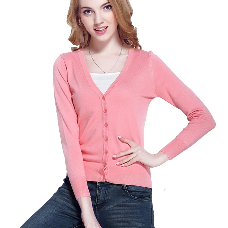 Spring Autumn Thin Knitted Sweater Kardigany Women Cardigan Xxxl Plus ...