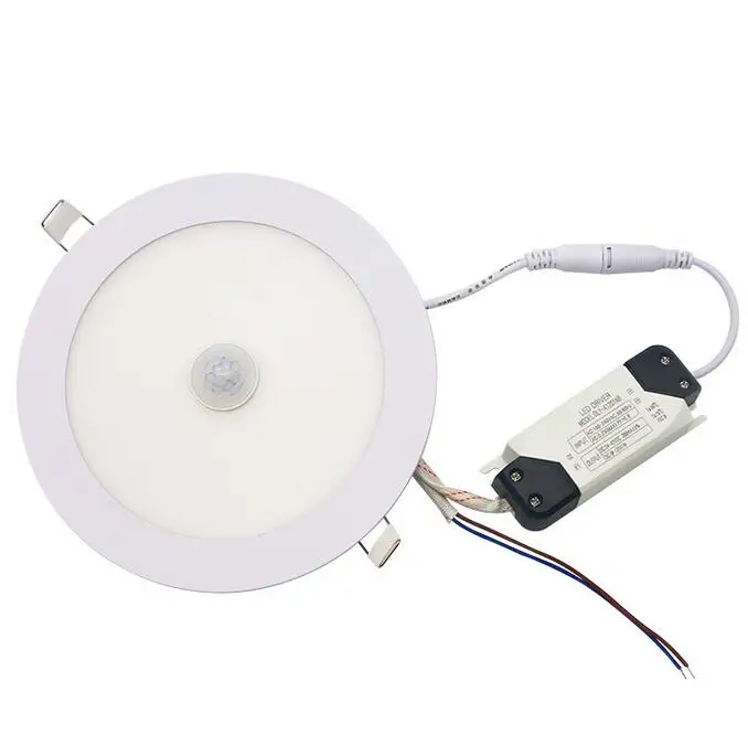 Hot Sale Led Panel Led Light 6w 9w 12w 15w 18w Pir Motion Sensor Led ...