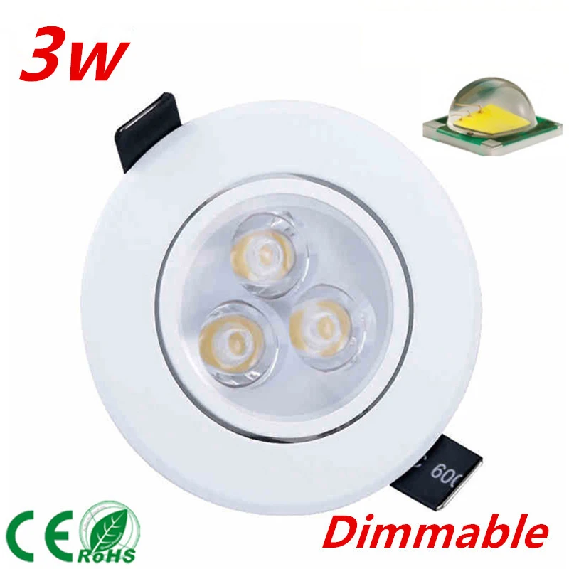 4pcs free shipping Dimmable 3W 5W 7W led Ceiling Light spotlight CREE ...