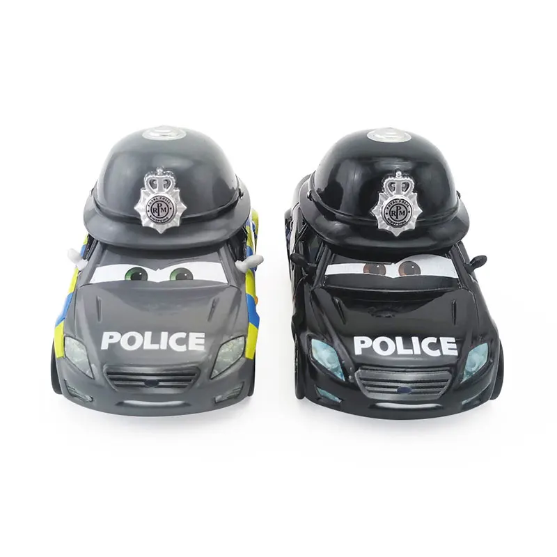 2-Piece-Disney-Pixar-Cars-Black-Sheriff-And-Gray-British-Royal-Police ...