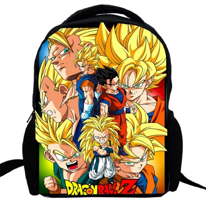 Dragon ball Impression Sac À Dos Anime Conan Super Saiyan Goku Femmes ...