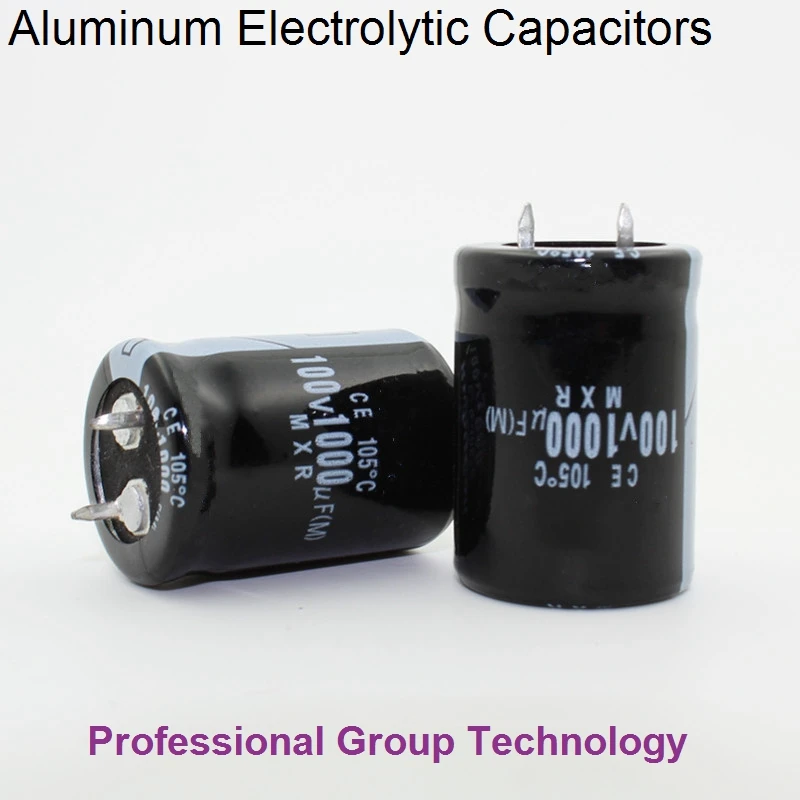 9pcs RX1 Good quality 100v1000uf Radial DIP Aluminum Electrolytic ...