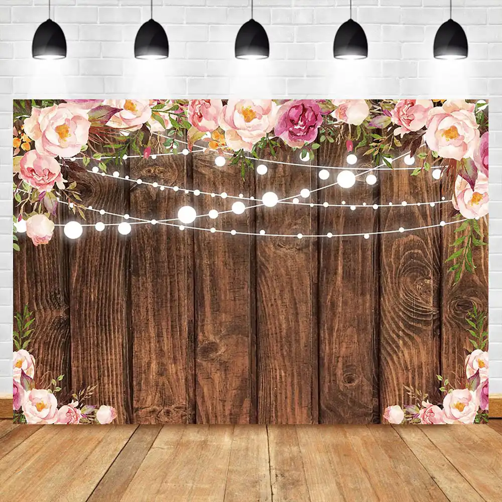 Rustic Bridal Shower Background