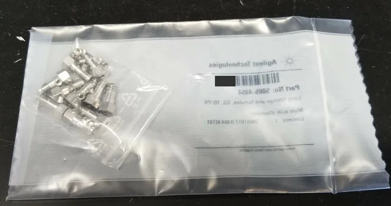 For Agilent 5065-4454 Front And Rear Gasket 1/16 Inch Stainless Steel ...