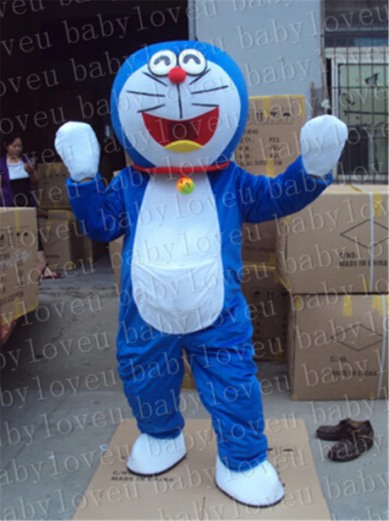 2017 nuevo doraemon traje de la mascota disfraces cosplay anime ...