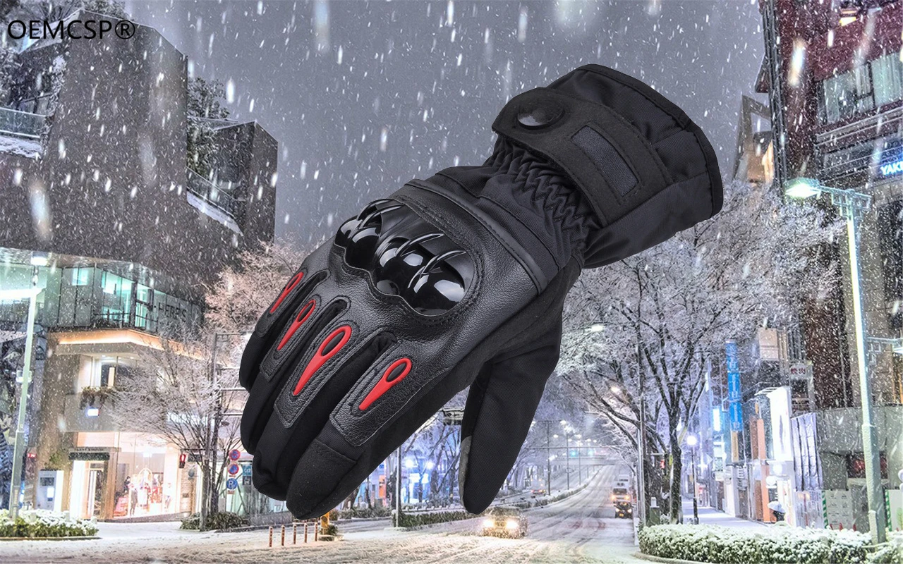 Pro biker Winter Motorcycle Gloves Warm Waterproof Protective Sports ...