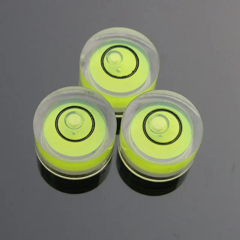 HACCURY 12*7mm Plastic level bubble Circular Mini bubble level bubble ...
