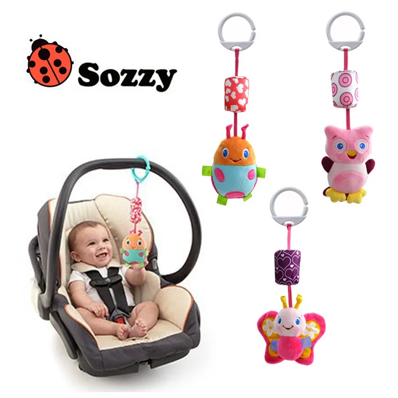 Sozzy Animal Style Baby Ratlle Baby Mobile Bed Hanging Wind Chimes ...