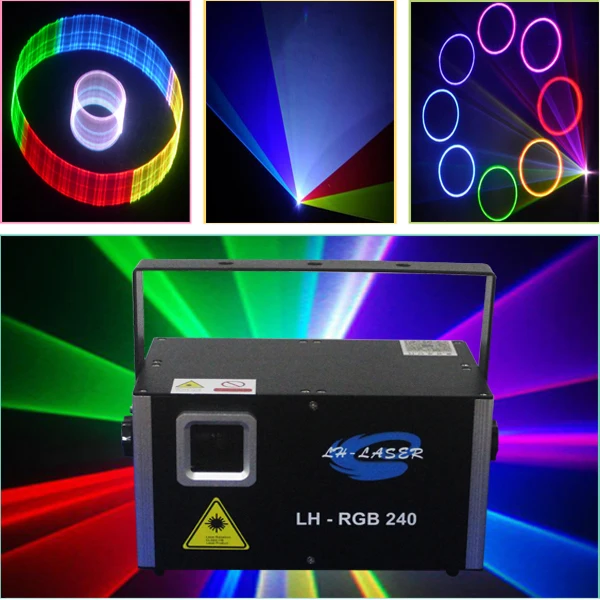 Stunning 2w 3D Laser Light / 2 watt RGB Full color Laser Light / 2w rgb ...