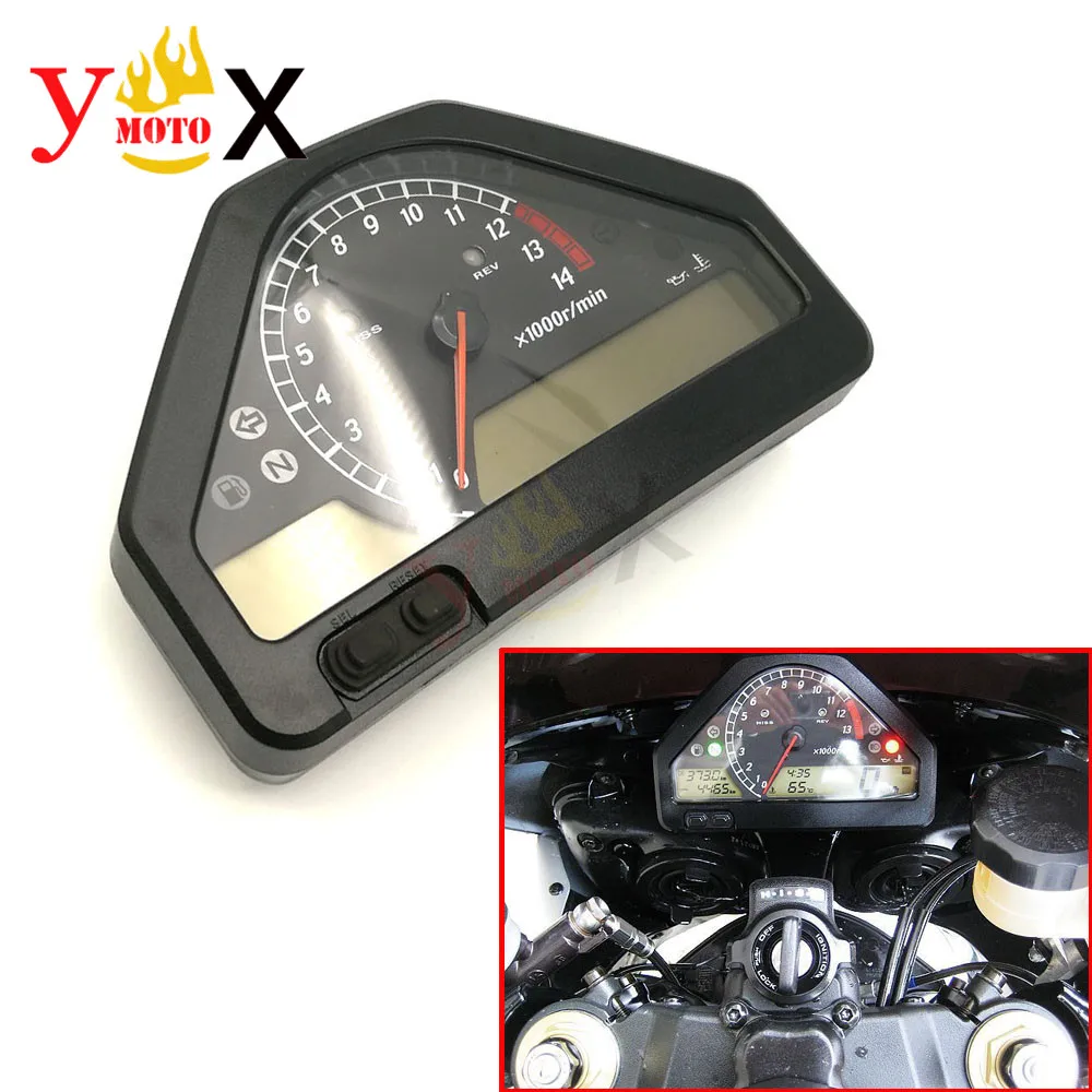 LCD-KM-H-0-14000r-m-Tachometer-Gauges-Cluster-Speedometer-Instrument ...