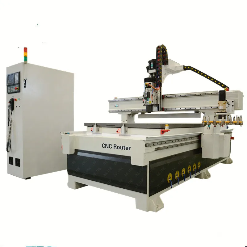 High configuration gold quality high speed cnc router with tool changer ...
