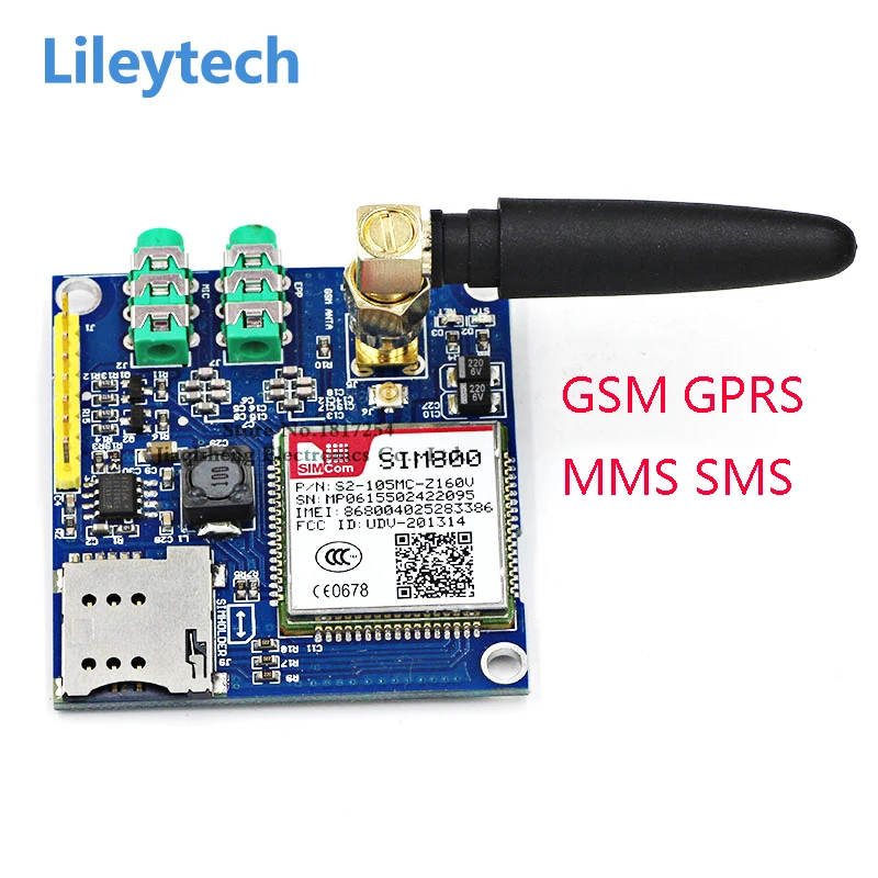 SIM800 development board module GSM GPRS MMS, SMS, STM32 for UNO exceed ...