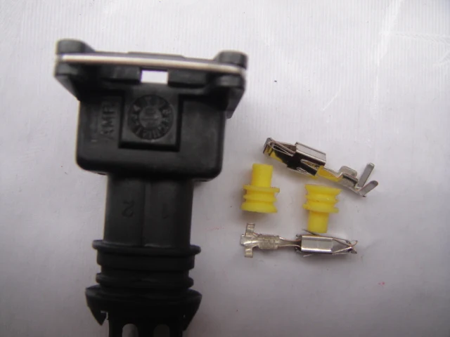 EV1-Fuel-Injector-2-Pin-way-Electrical-Wire-Connector-Plug-automobile ...