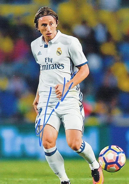 hand signed Luka Modric autographed photo World Cup Russia 5*7 072018G ...