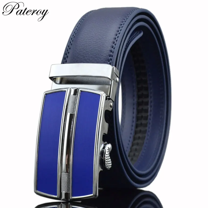 מוצר - [PATEROY] Designer Belts Men High Quality Genuine Leather Belt ...