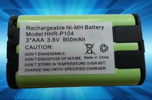 Dawupine Hhr-p104 Cordless Telephone Battery 3.6v 900mah Rechargeable Ni-mn Battery Pack For ...