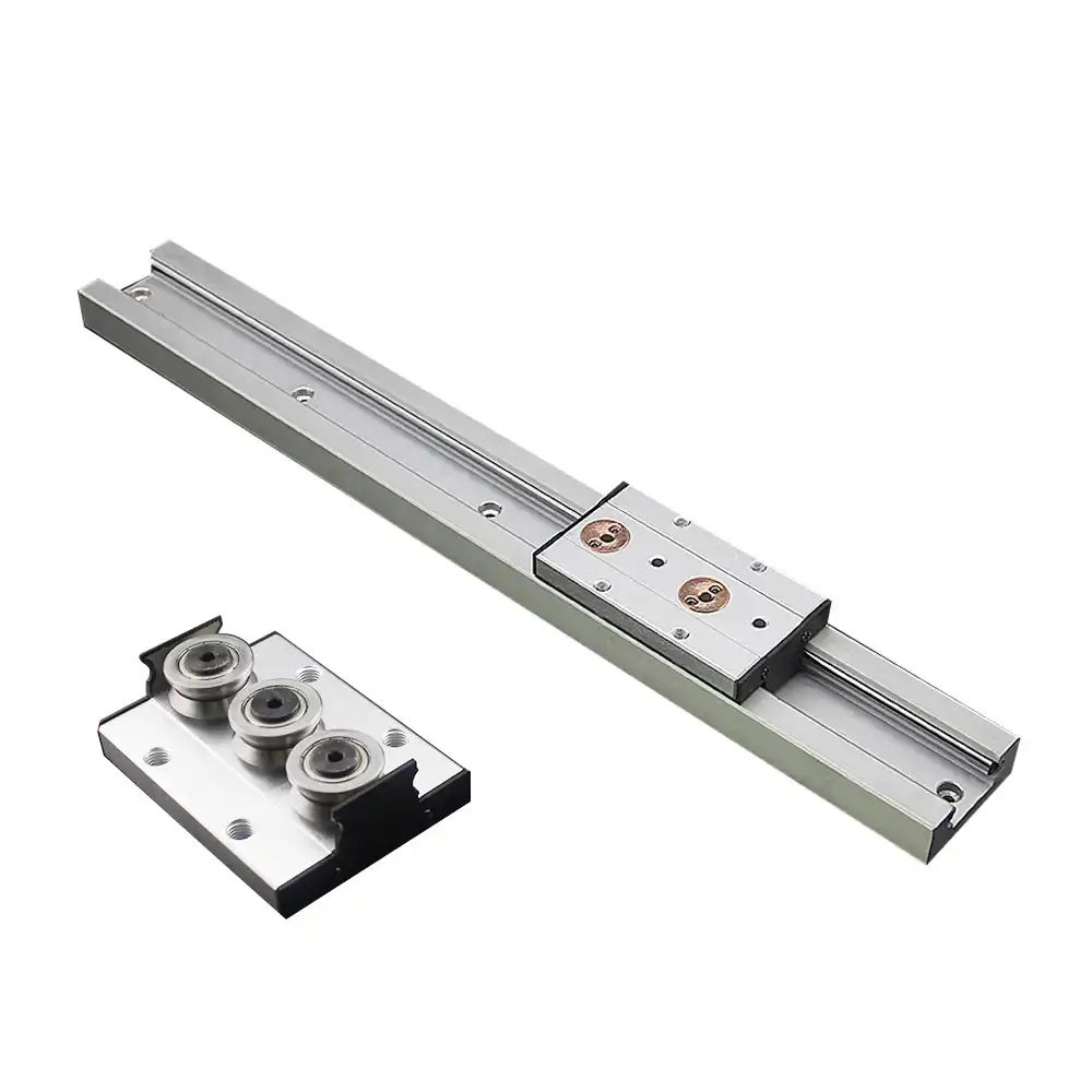 Aluminum Square Roller Linear Guide Rail SGR10N L=350/400mm Double axis ...