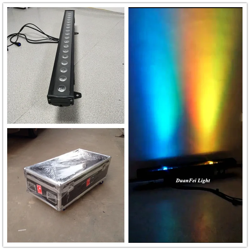 (5pcs+flightcase) outdoor pixel bar led wall washer rgbwa party led bar ...