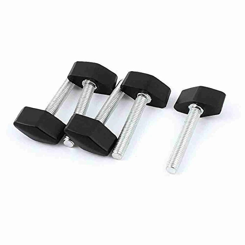 5pcs M8x50mm Thread Rotating Adjustable T Clamping Handle Screw Knob ...
