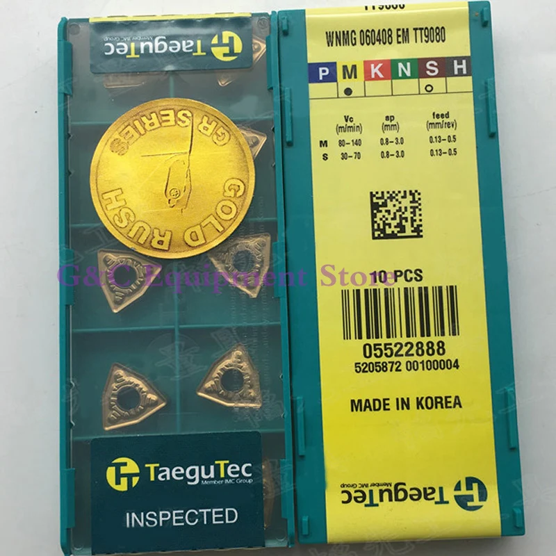 NEW ORIGINAL WNMG 060408 EM TT9080 WNMG060408 EM TT9080 CNC TOOL ...