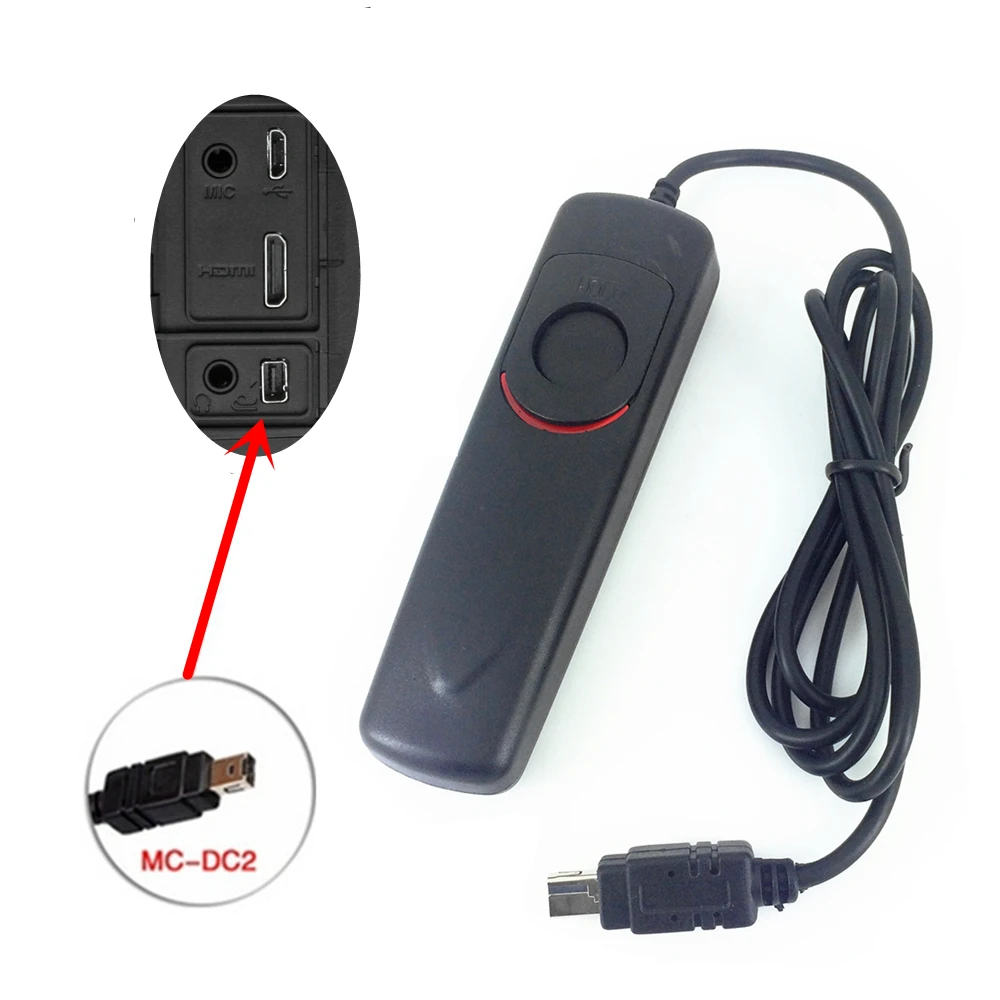 Remote Control Shutter Release Cable as MC-DC2 for Nikon Z7II Z6II Z7 Z6 Z5 D780 D7500 D7200 ...