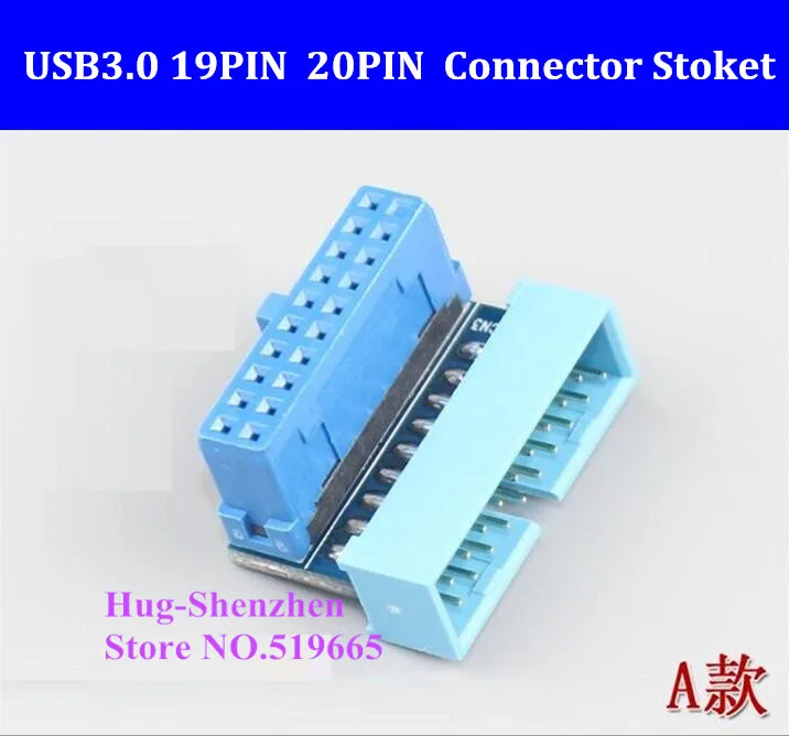 Usb 3.0 19p 20p 19 Pin 20 Pin Usb3.0 19p 20p Male Connector Socket 90 ...