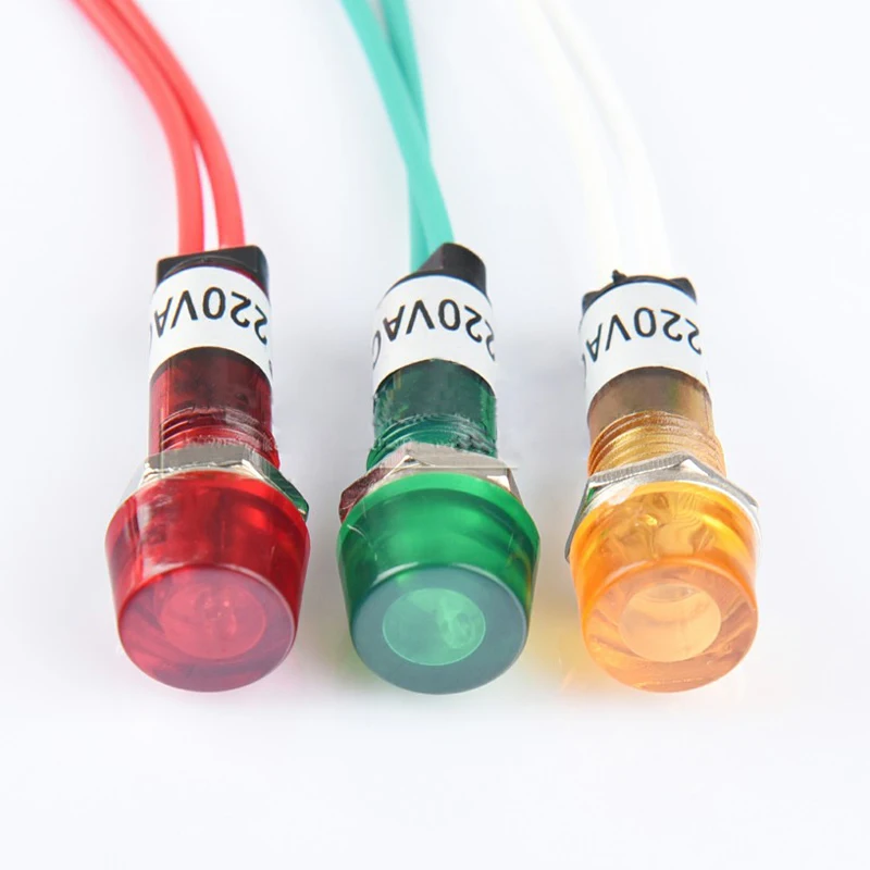 3pcs XDN1 Power Indicator Lights Switch Signal Lamp Photoeletric Switch ...