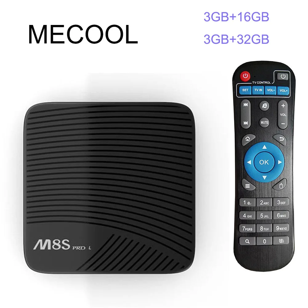MECOOL Mini M8S PRO L Amlogic S912 Octa Core Android 7.1 TV Box DDR3 ...