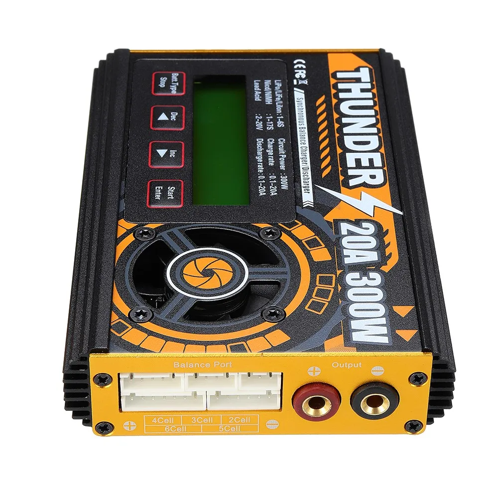 Big Promo HOTA Thunder 300W 20A DC Balance Charger Discharger For LiPo ...