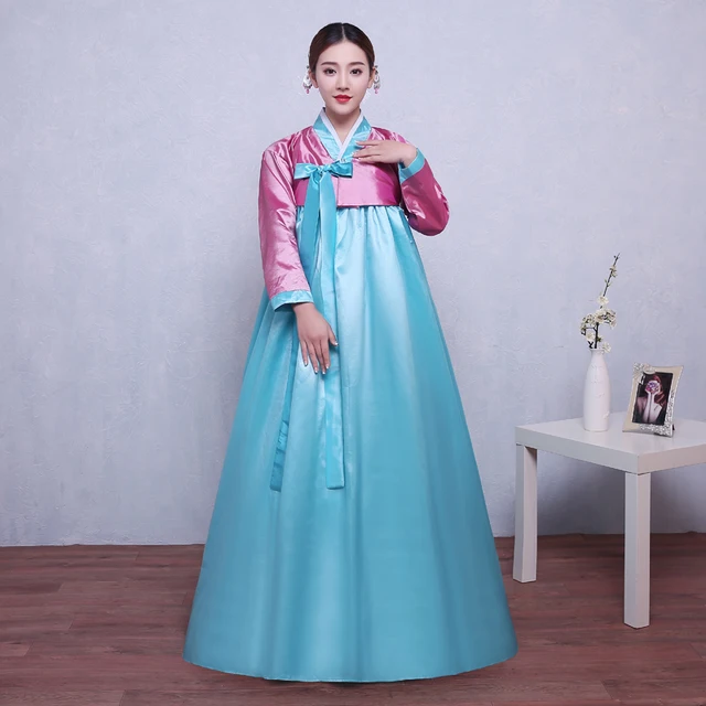 Aliexpress.com: Comprar 9 colores coreano tradicional vestido hanbok ...