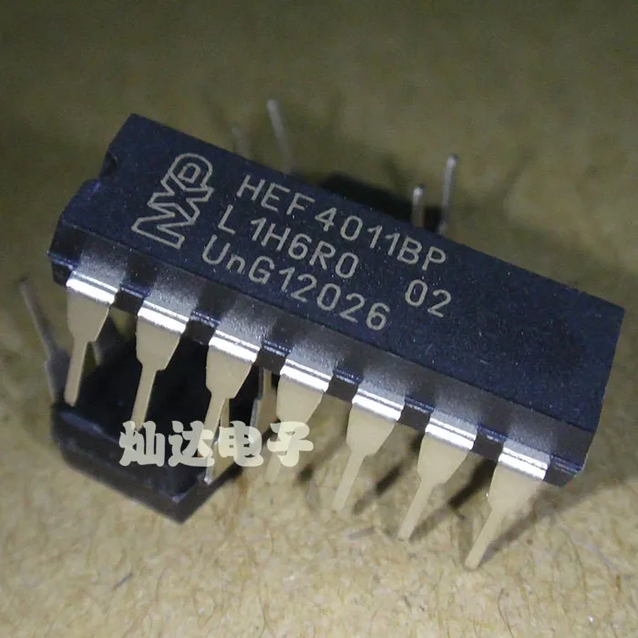 HEF4011BP logic chips into the DIP14|chip ciss|chip xeroxchip - AliExpress