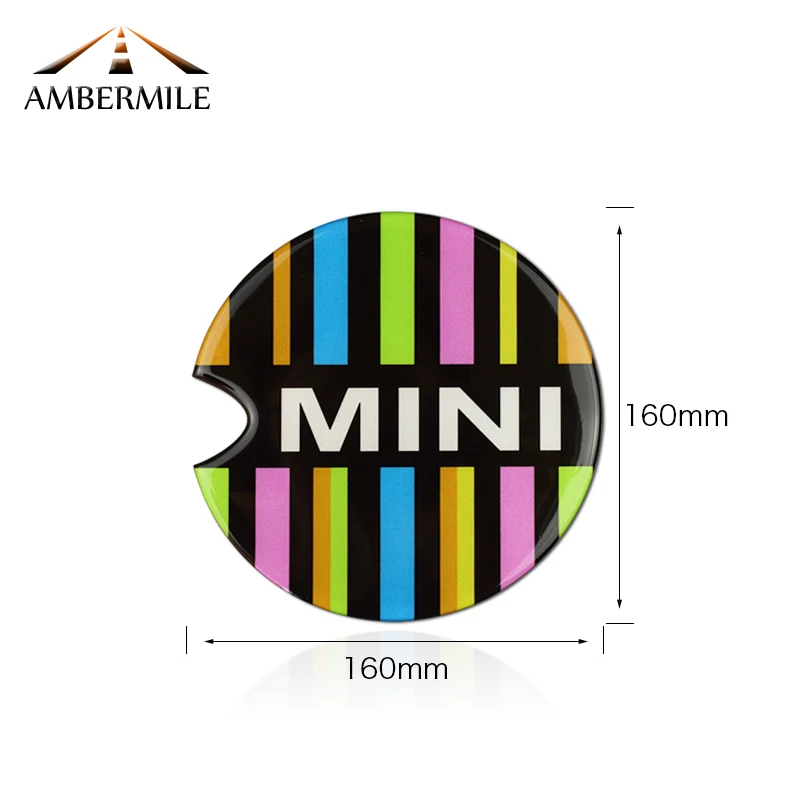AMBERMILE 3D Car Fuel Tank Cap Covers Stickers Auto Decoration Sticker ...