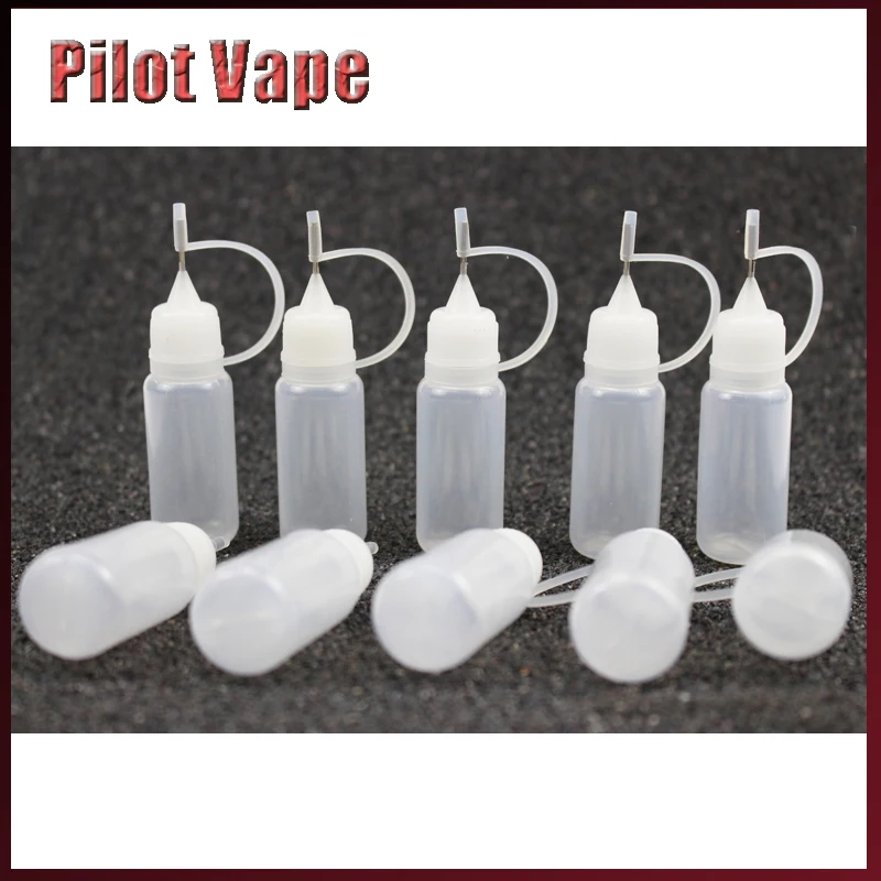 5Pcs/Lot 10ml Empty plastic liquid bottle Electronic cigarette e juice ...