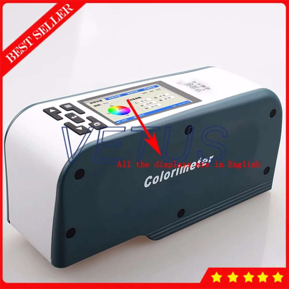 High precision Digital Colorimeter Handheld Color Difference Meter ...