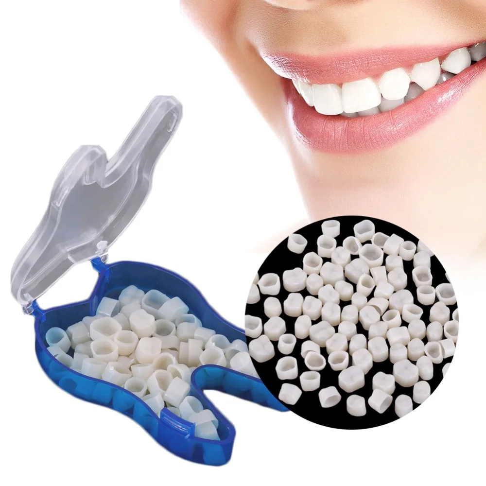 Dental Crowns Resin Porcelain Materials Temporary Teeth Crown Realistic ...