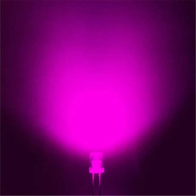 Aliexpress.com : Buy 1000x3mm flat pink 3mm Ultra Bright LEDs light ...