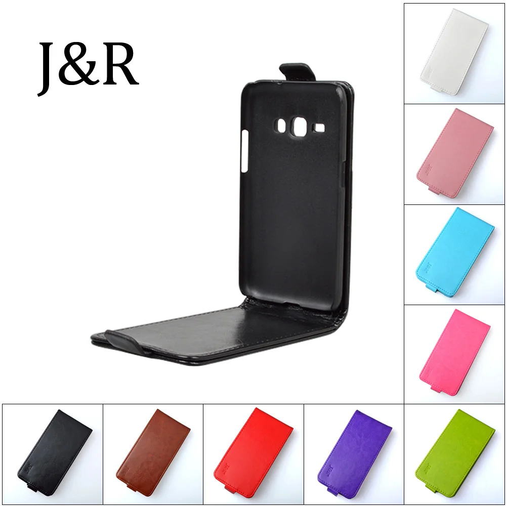Original J & R marca Flip funda de teléfono de cuero de poliuretano ...