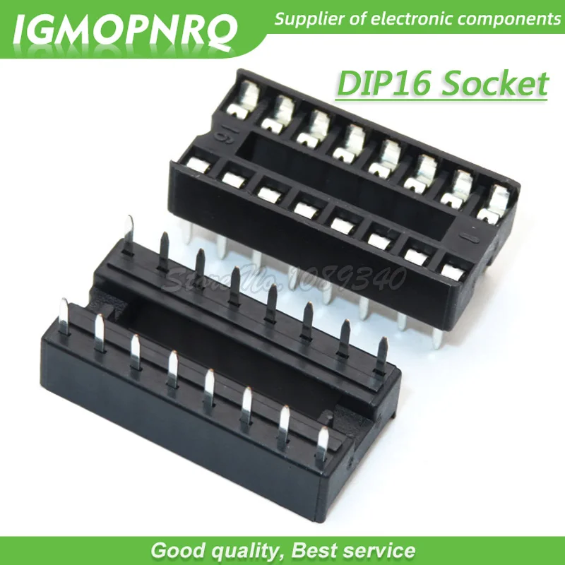 10pcs 16 Pin DIP DIP16 SIP IC Sockets Adaptor Solder Type New Original ...