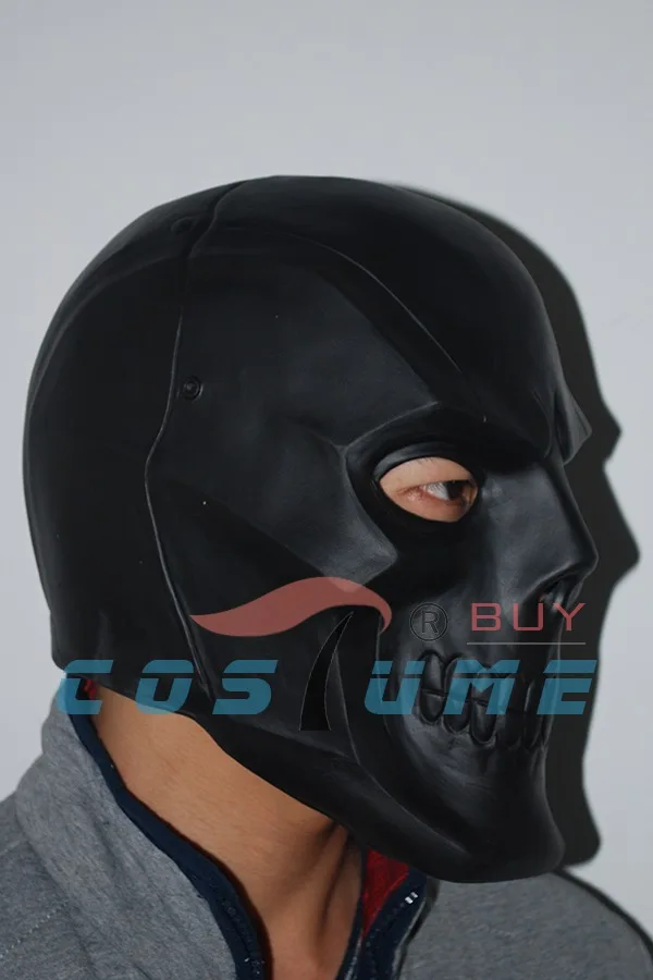 Hot Movie Batman Roman Sionis Full Face Latex Black Mask Halloween ...